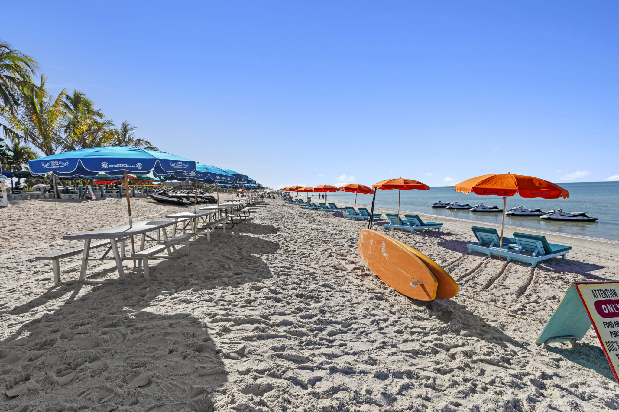 Beach Lounge Chairs & Umbrella Rentals - Bonita Jet Ski