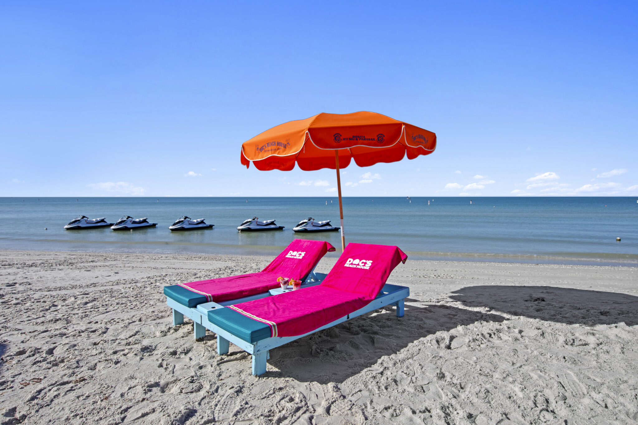 Beach Lounge Chairs & Umbrella Rentals - Bonita Jet Ski
